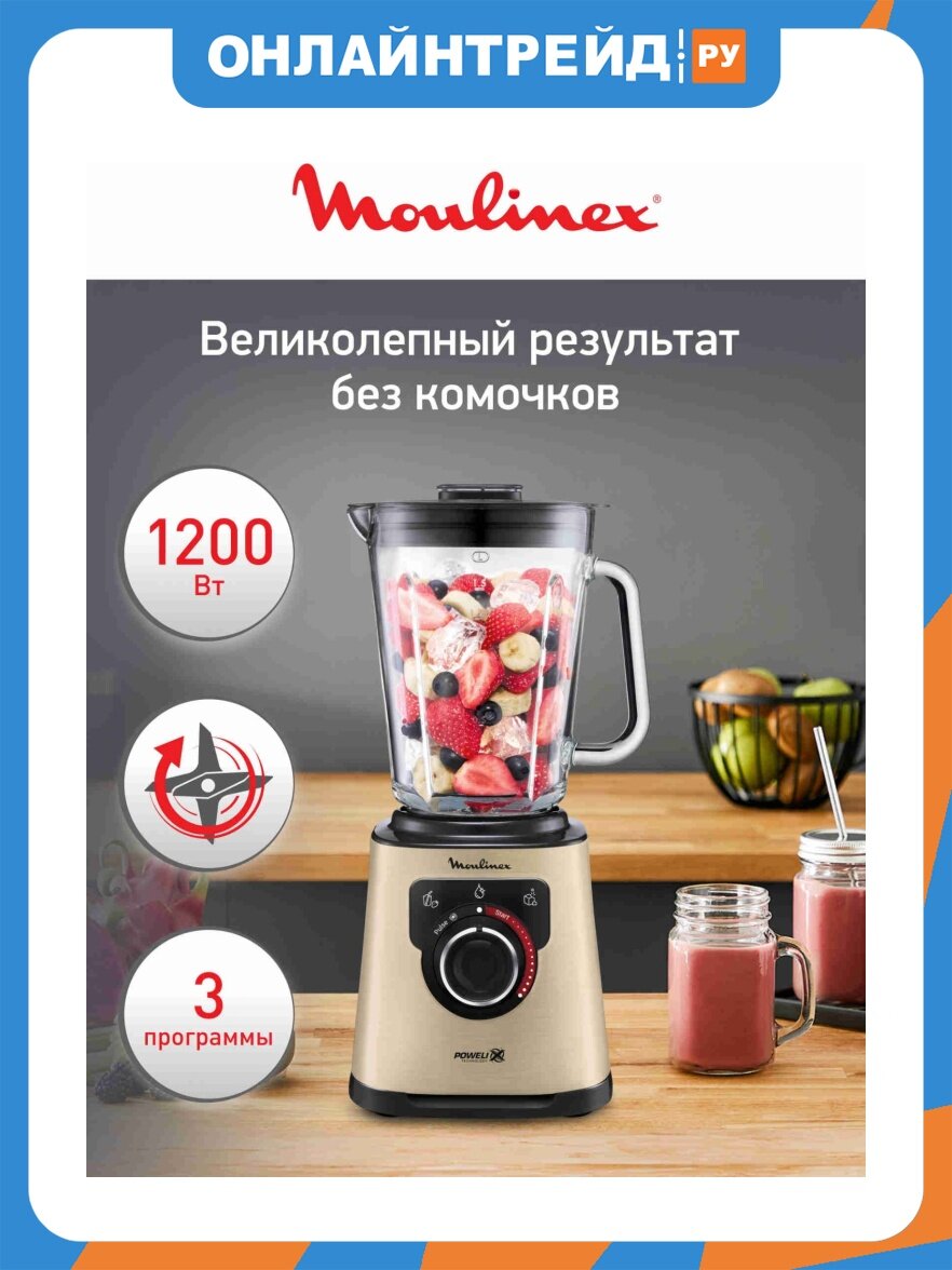 Блендер Moulinex Perfectmix+ LM871A10 стационарный