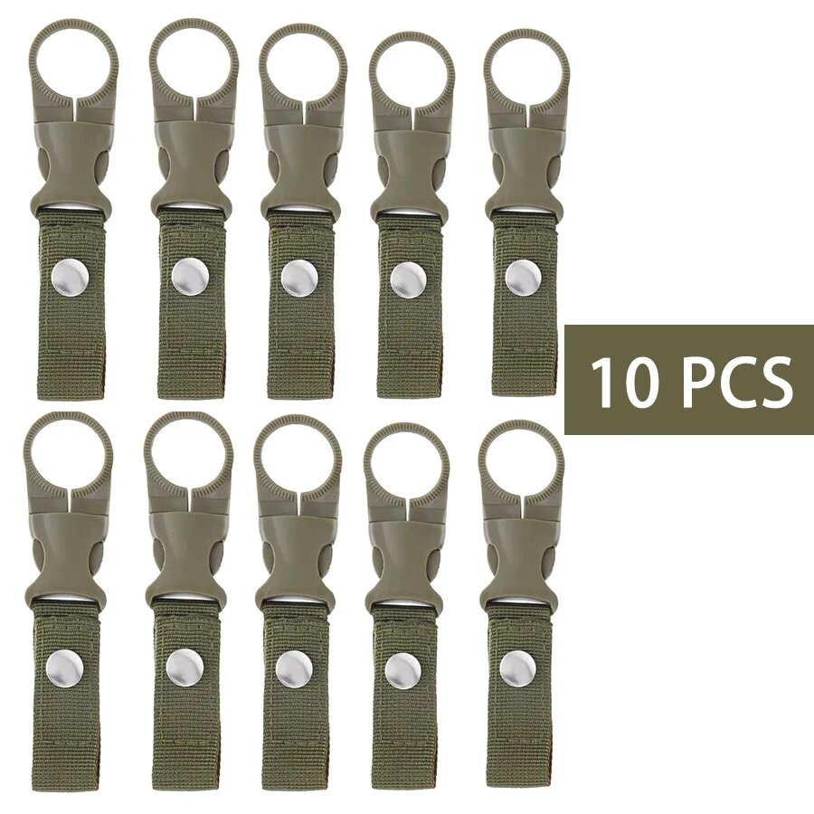Нейлоновый держатель для бутылки с водой, карабин OD-10PCS