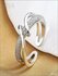Кольцо, Swarovski Zirconia, размер 13, ширина 0.8 мм, beige