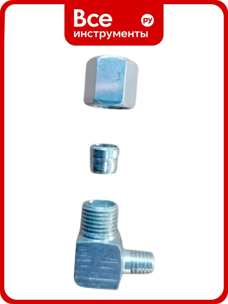 Штуцер LUBE-IN LLS WE 6-LL M 6X1,0К СF 223-13023-2 угловой нержавеющий соединительный элемент для гидравлических систем