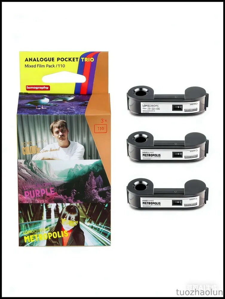 Lomography 110 пленка с эффектами Purple, Color 92, Metropolis, 3 рулона