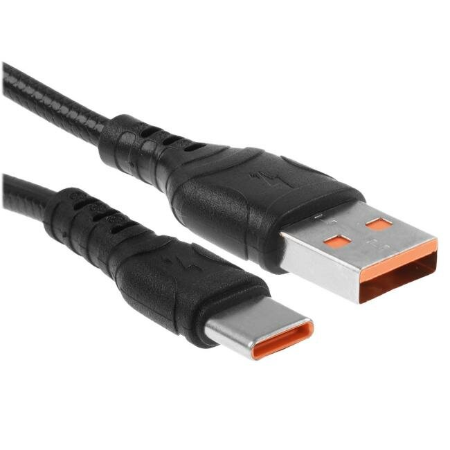 00-00022782 GoPower Кабель/ Кабель GoPower GP06T USB (m)-Type-C (m) 1.0м 2.4A ПВХ черный (1/200/800)