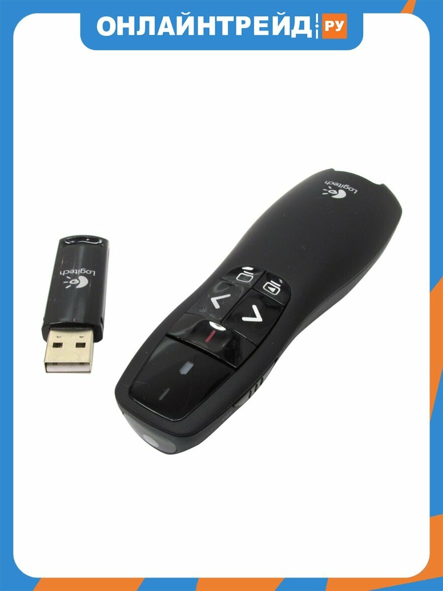 Презентер Logitech Wireless Presenter R400 (910-001356)