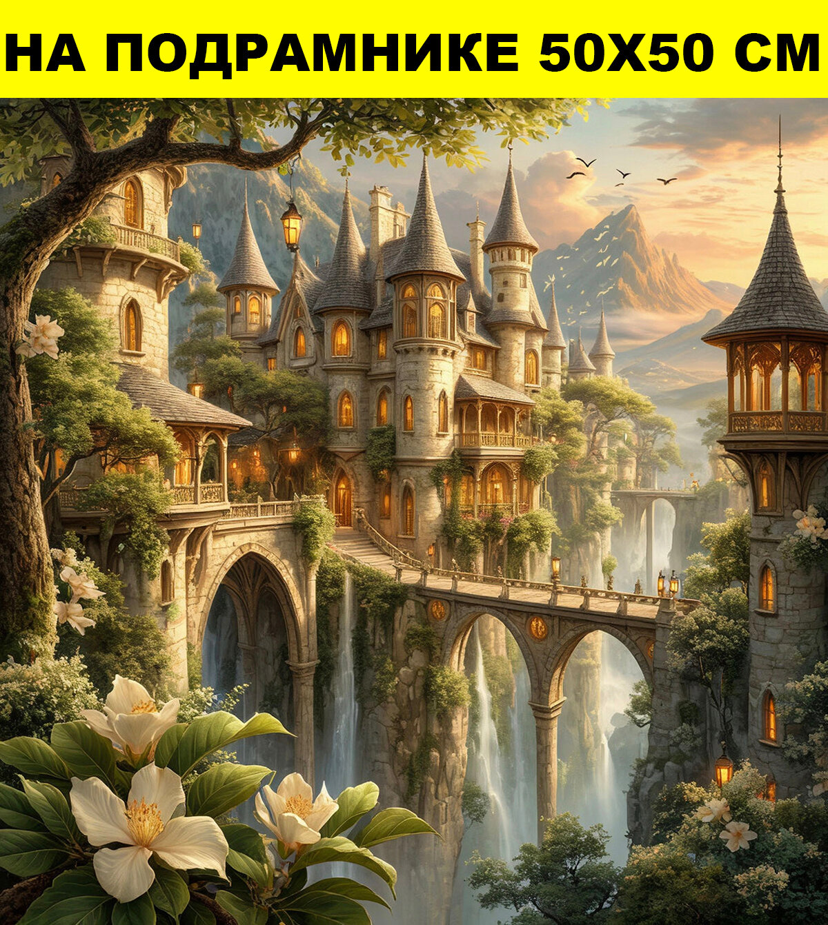 Постер на стену 50х50 на подрамнике, картина на стену интерьерная большая, постеры большие