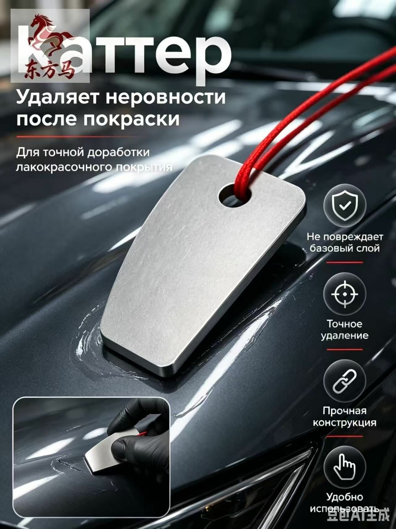 Нож (каттер) для удаления дефектов на лаке Mirka 7872000111 каттер для лака устранение дефектов