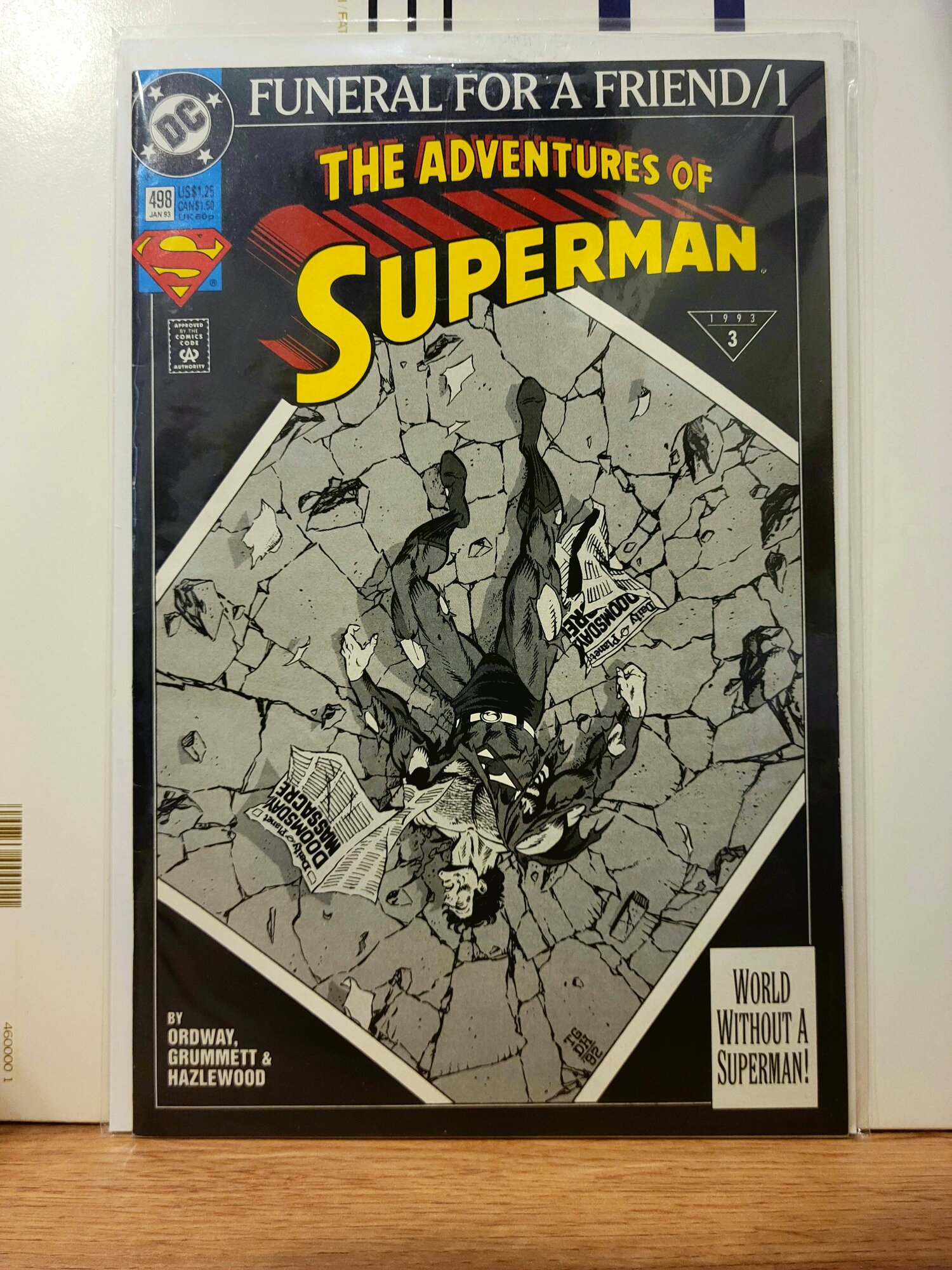 Ретро Комикс Superman #498. 1993 Год. Defiated. Detective Comics.