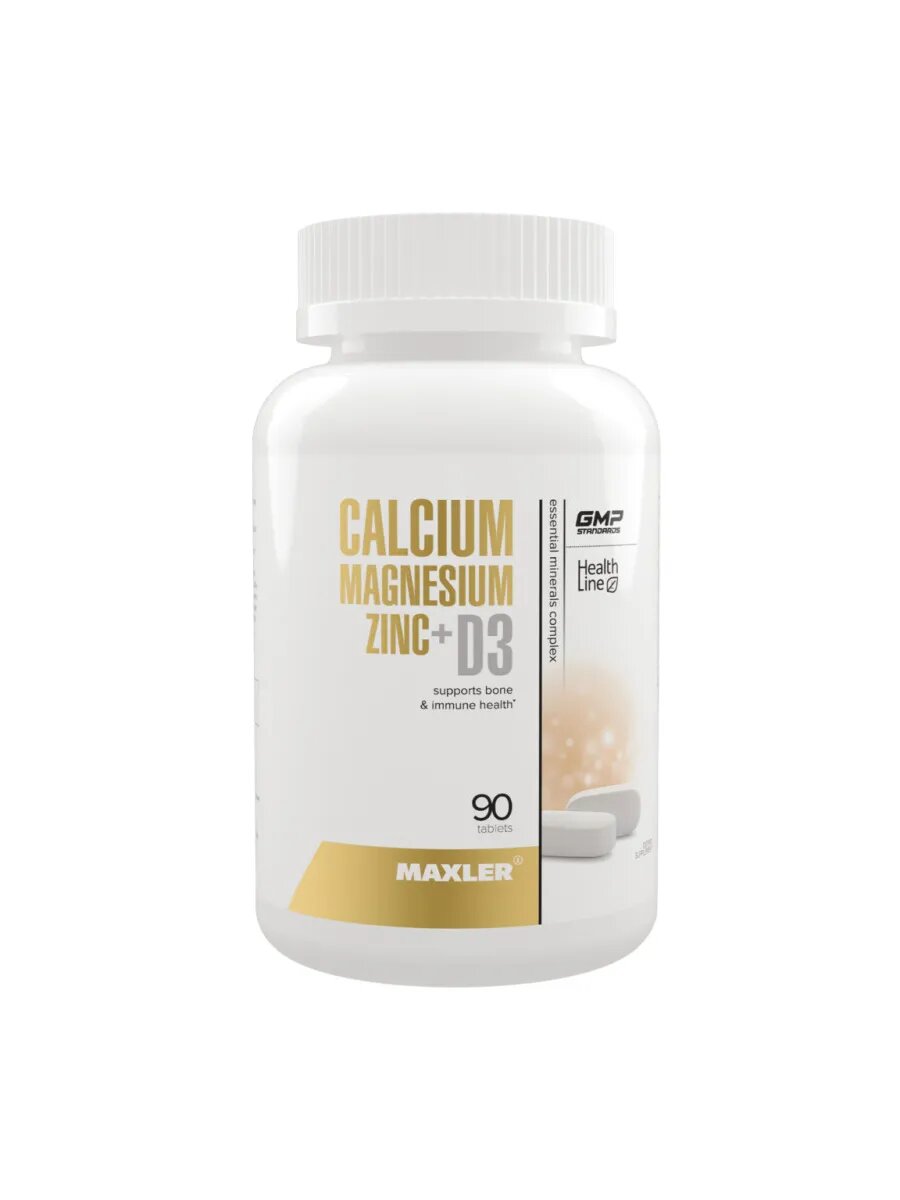 Макслер Кальций Магний Цинк+D3/ Maxler Calcium Magnesium Zin
