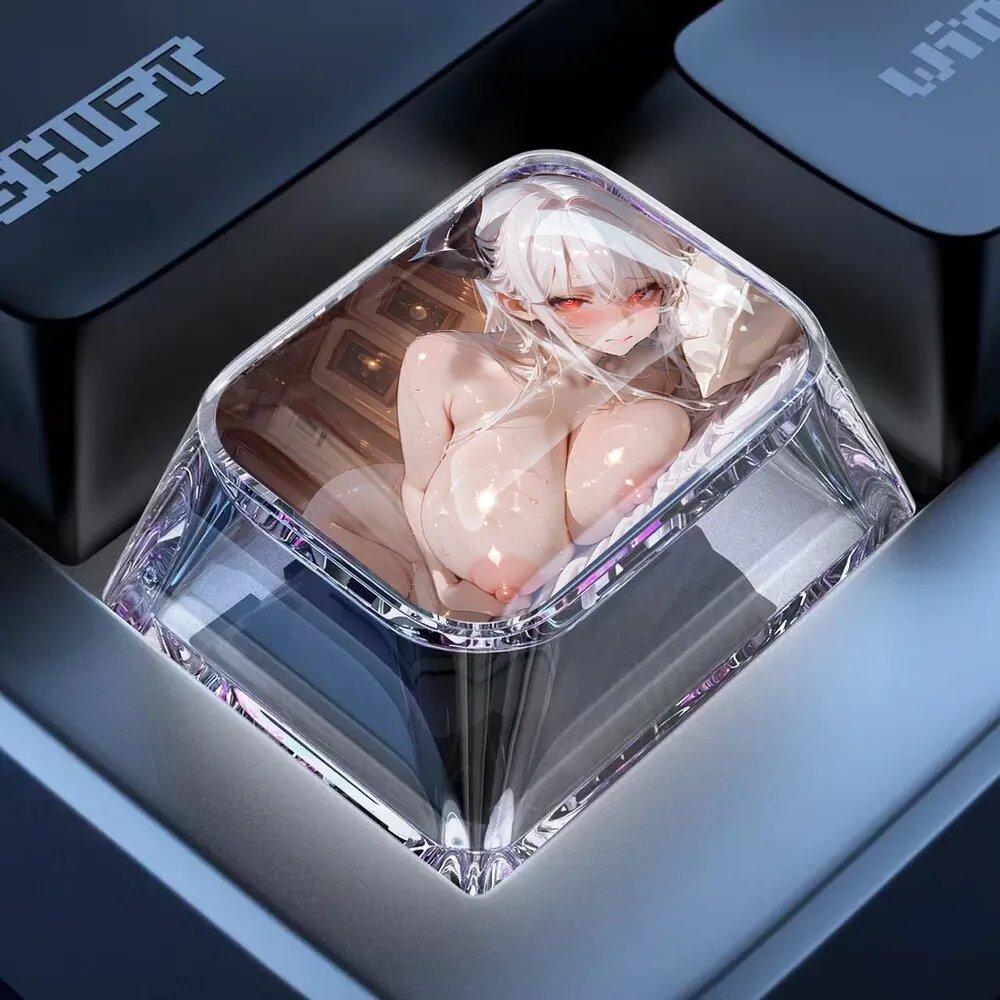 Сексуальные аниме-девушки кейкап 1.25U, механическая клавиатура Ctrl Win Alt