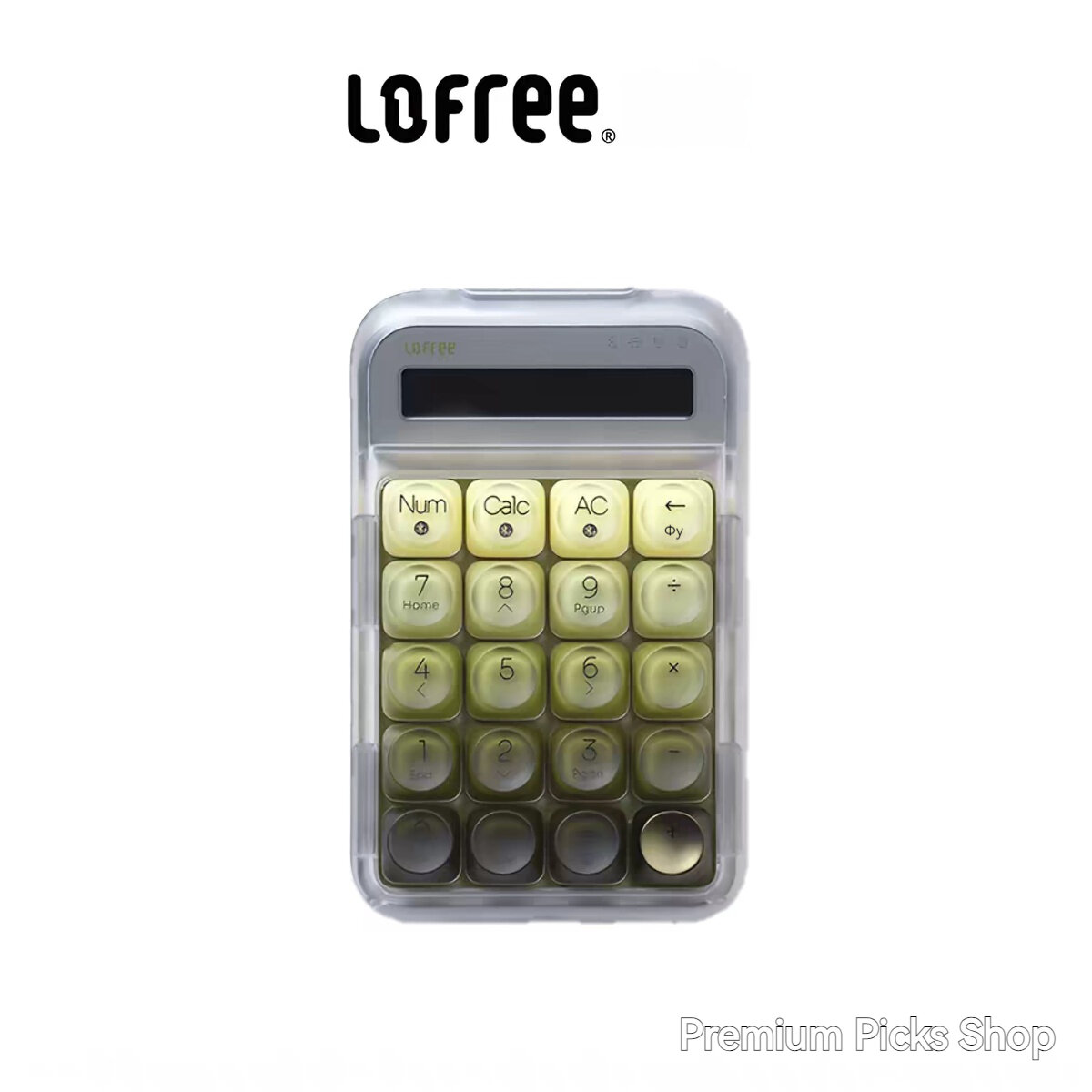Цифровая механическая клавиатура‑калькулятор 2‑в‑1 Lofree, три режима подключения Bluetooth/2,4G/проводной