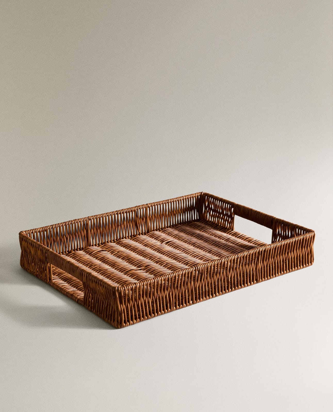 Корзина для хранения ZARA HOME большая прямоугольная из переработанного материала, коричневый, 6 x 39 x 29 см 3567/049/700-3