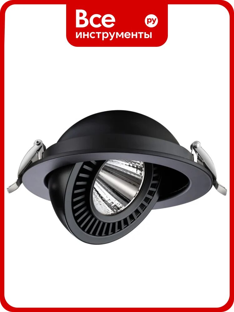 Встраиваемый светодиодный светильник NOVOTECH LED, 18W, GESSO 358818