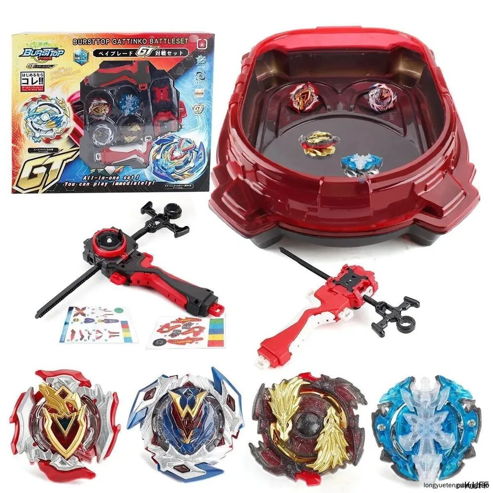 Арена БейБлэйд / BeyBlade Burst Набор + 4 волчка + дополнительный борт / Набор волчков с ареной