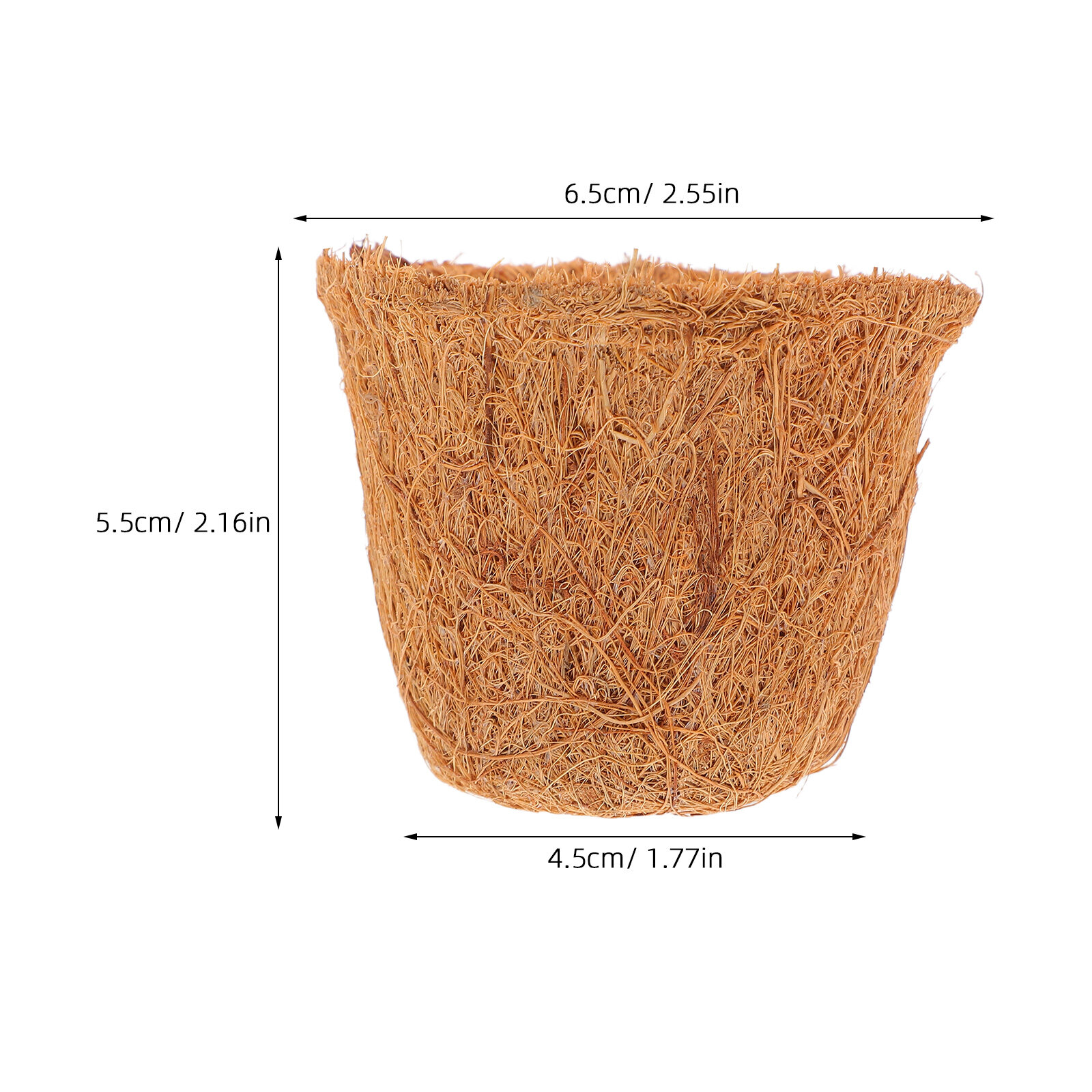 12 Штук Горшки Для Растений Из Натурального Коconut Coir 6.50X5.50X4.50Cm