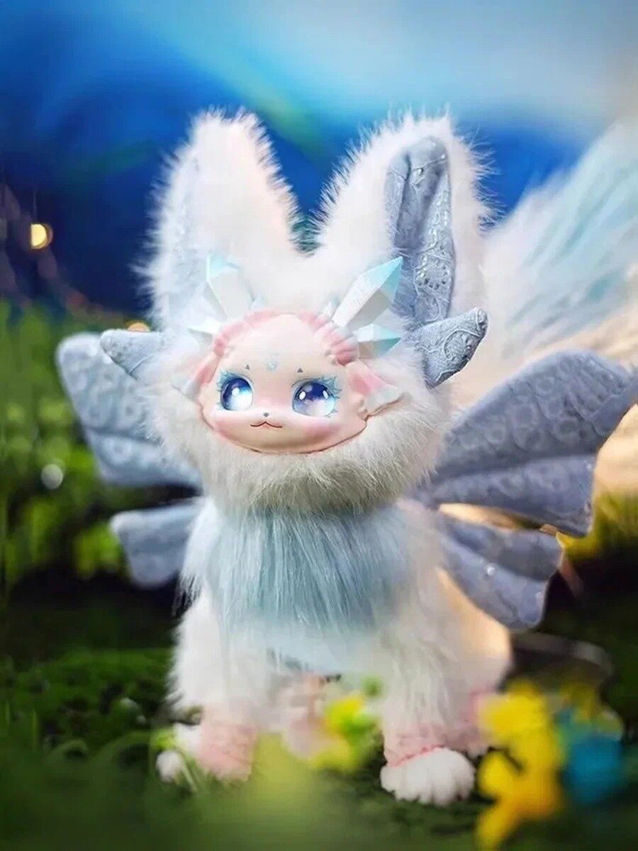 Кукла MayTree Dumia 2th OB11/Фея мечты шарнирная плюшевая кукла/Fantasy Creature Series-Frost Fox