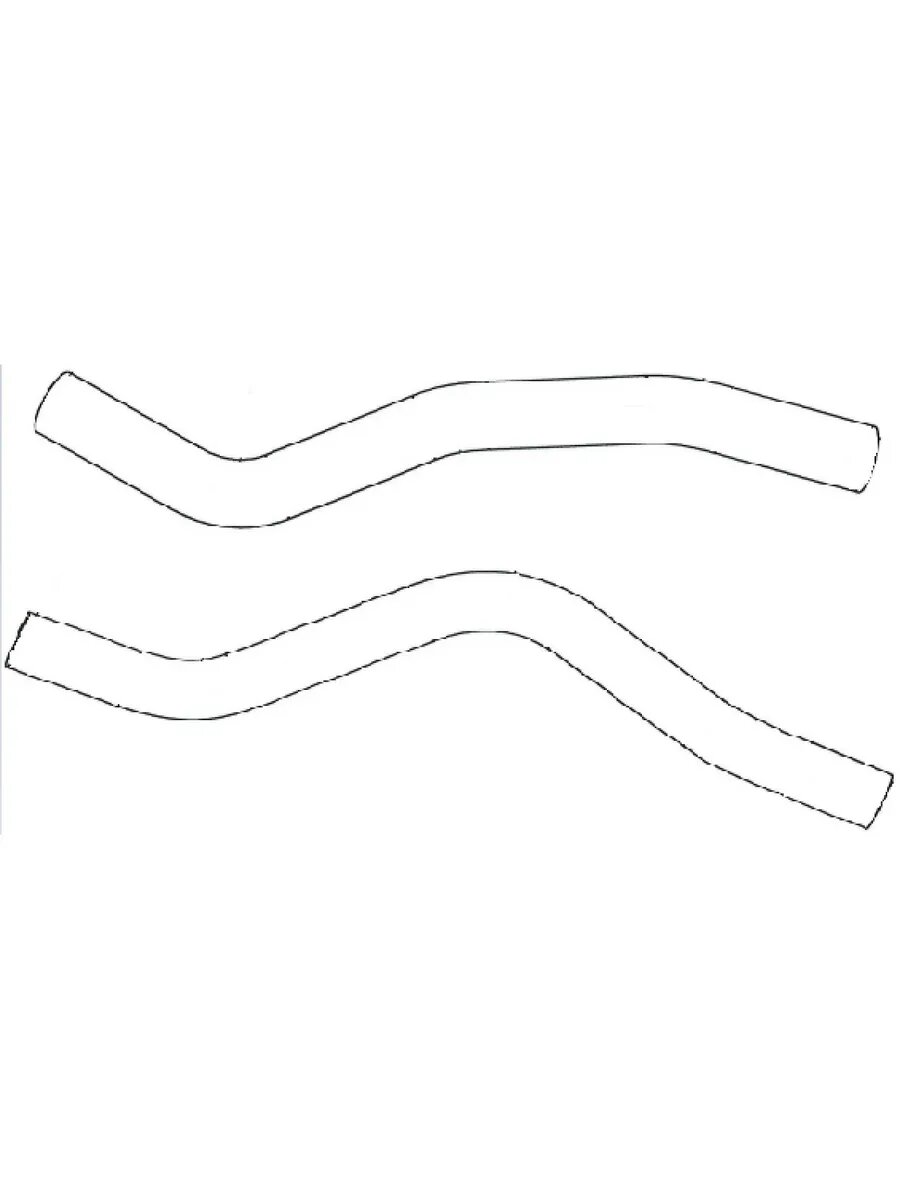 Патрубки отопителя для а/м Largus FL 1.6i 16 кл. EPDM 2 шт, арт. LPKH01172