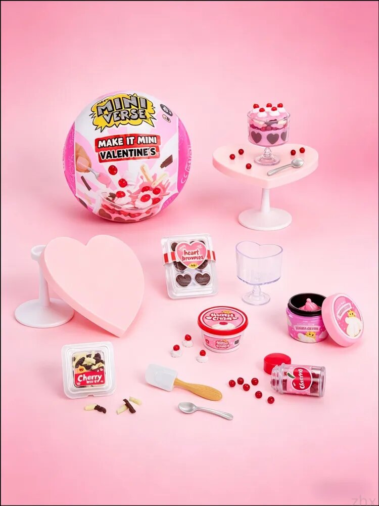 MINI VERSE WITH LOVE Игрушка-сюрприз для девочек с аксессуарами для мини-десертов
