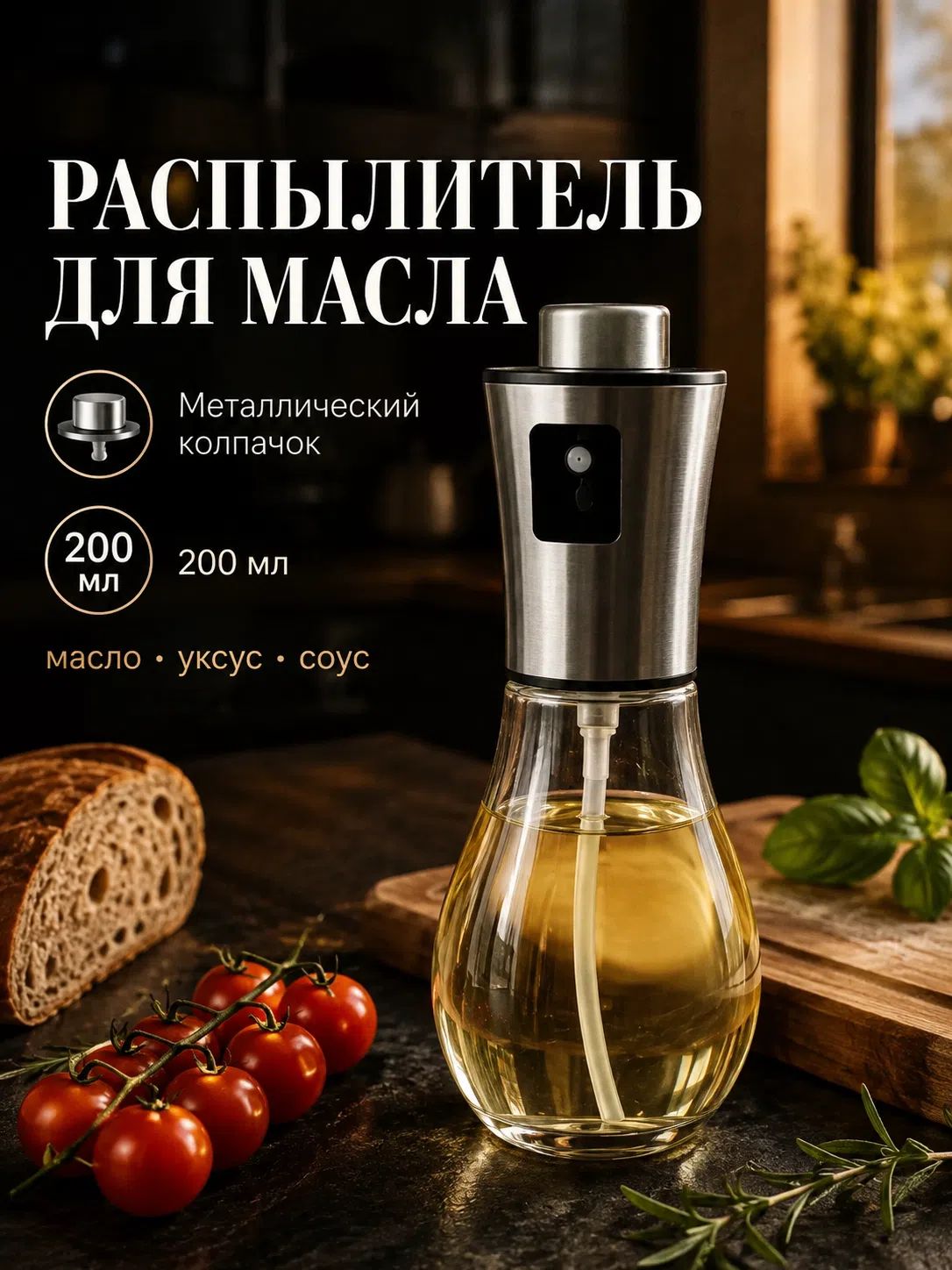 Распылитель для масла, 200мл