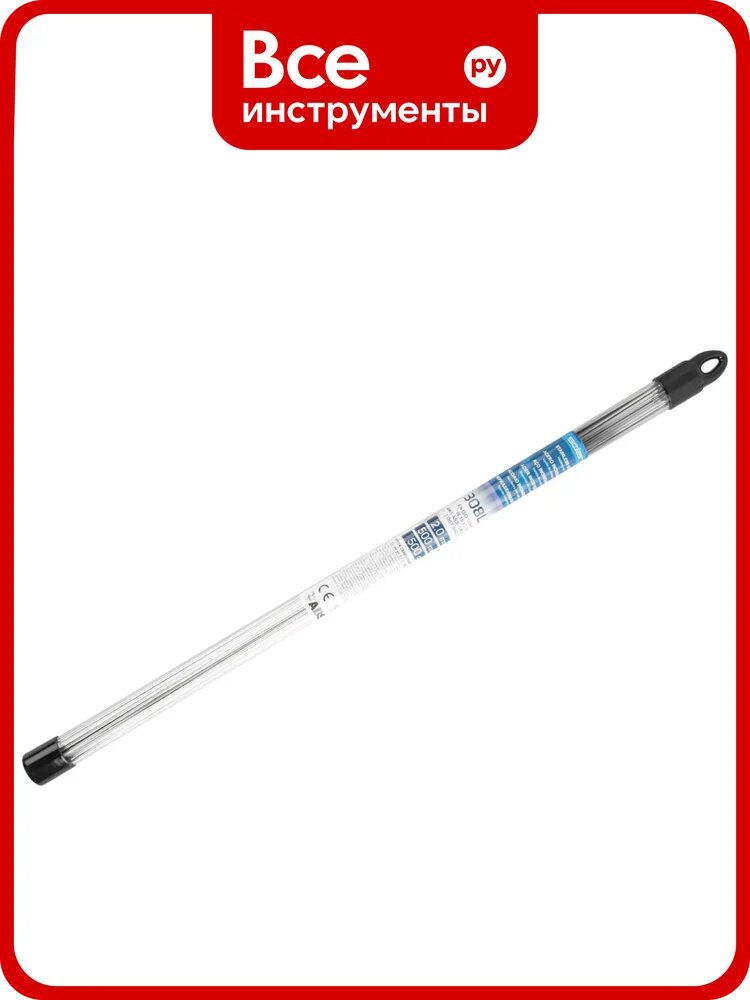 Пруток присадочный SOLARIS для TIG сварки нержавеющей стали 308LSi 2 мм 0.5 кг WM-4546 ЦЗ-0906640384