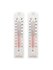 Стенный термометр жидкостный, диапазон 40.+50 °C, 195 40 6 мм, 2 шт
