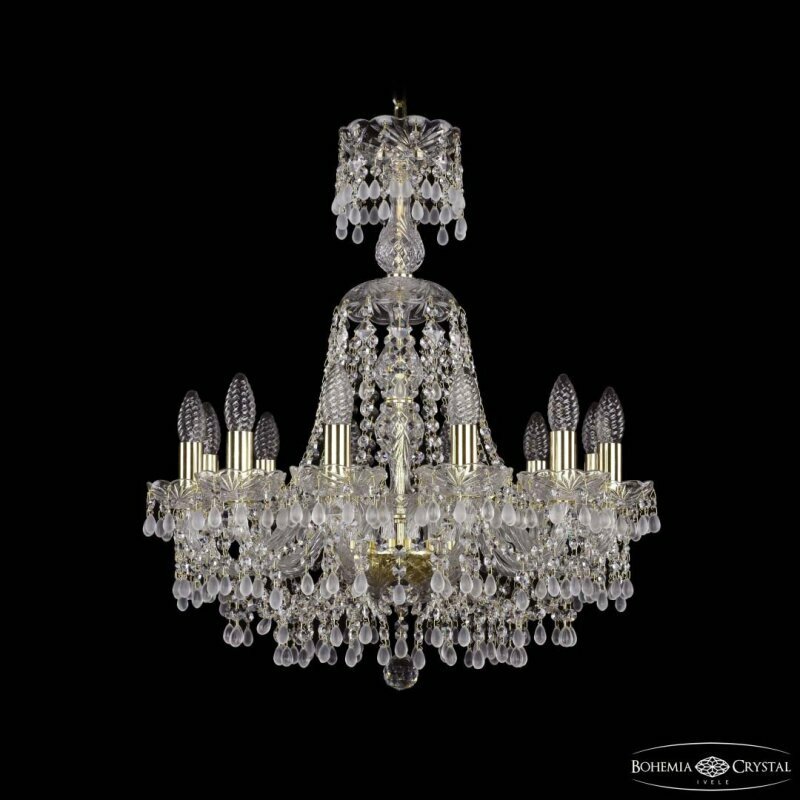 Подвесная люстра Bohemia Ivele Crystal 1410 1410/12/195/XL-67 G V0300