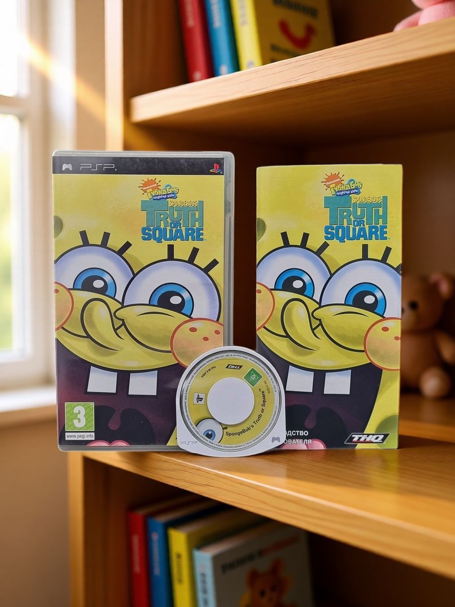 Игра для PSP Игра для PSP SpongeBob Truth or Square (Губка Боб Квадратные Штаны: Застрявший в холодильнике)
