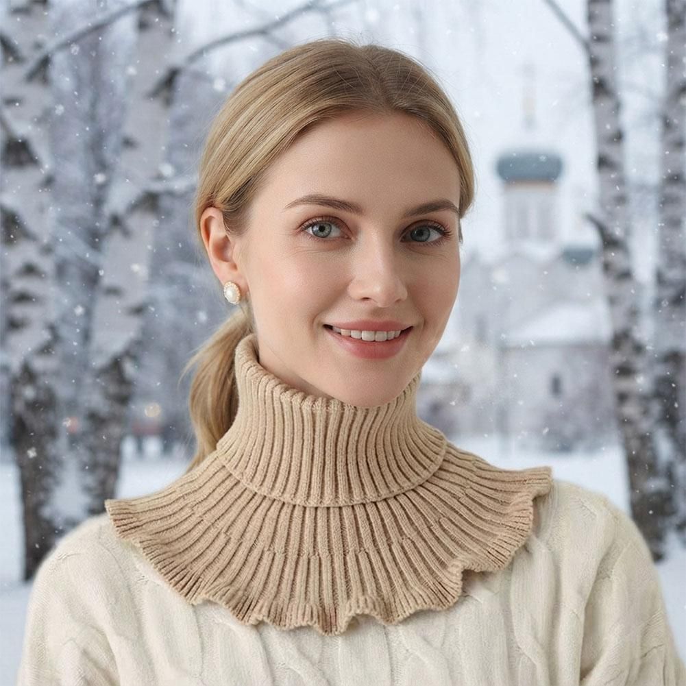 Шарф-манишка  Базовая коллекция для женщин, белый — фото 1