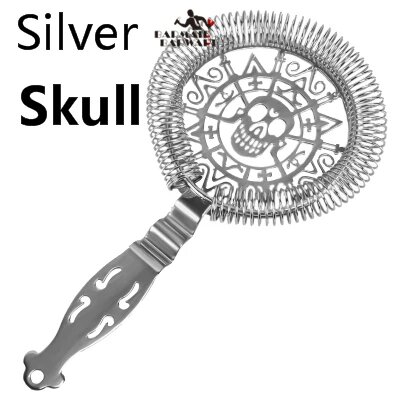 Ситечко для коктейлей Silver Skull, серебряный