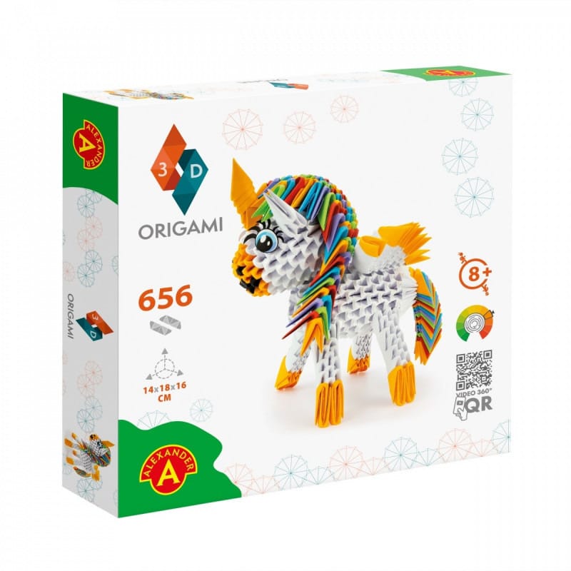 Набор для творчества Alexander Origami 3D, единорог