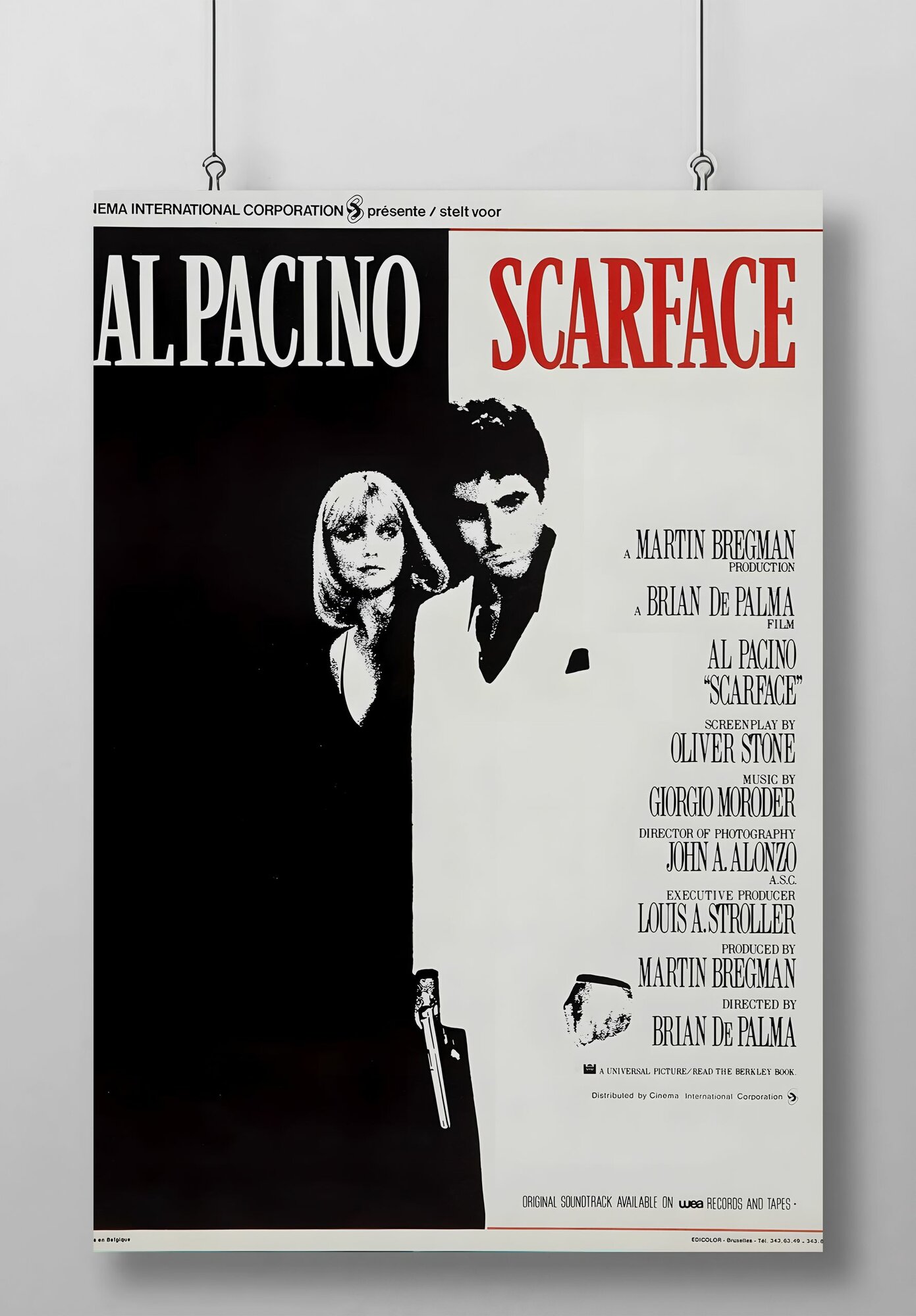 Постер/Плакат Лицо Со Шрамом (Scarface)