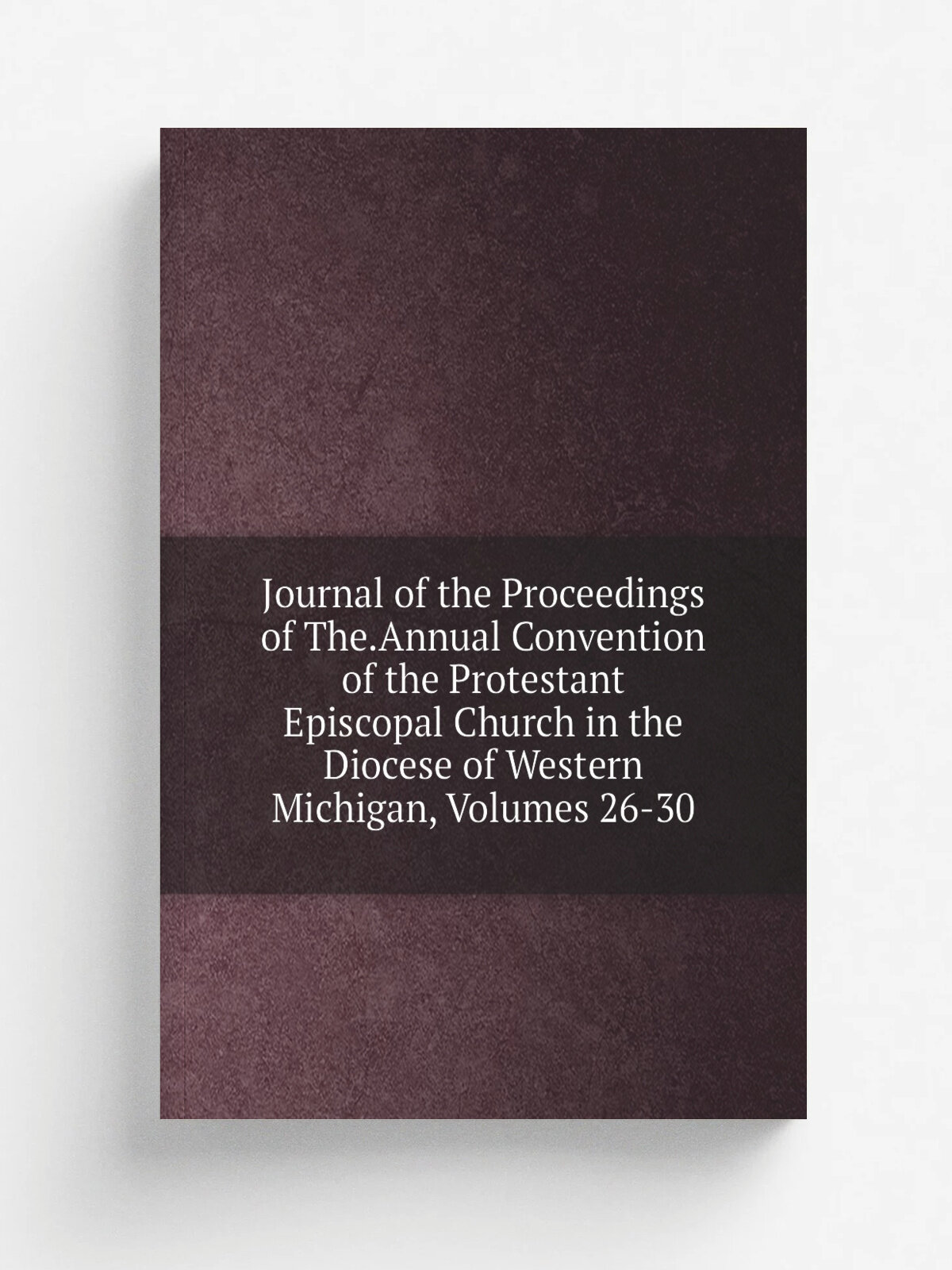 Journal of the Proceedings of The.Annual Convention of the Protestant Episcopal Church in the Diocese of Western Michigan, Volumes 26-30 | Репринт