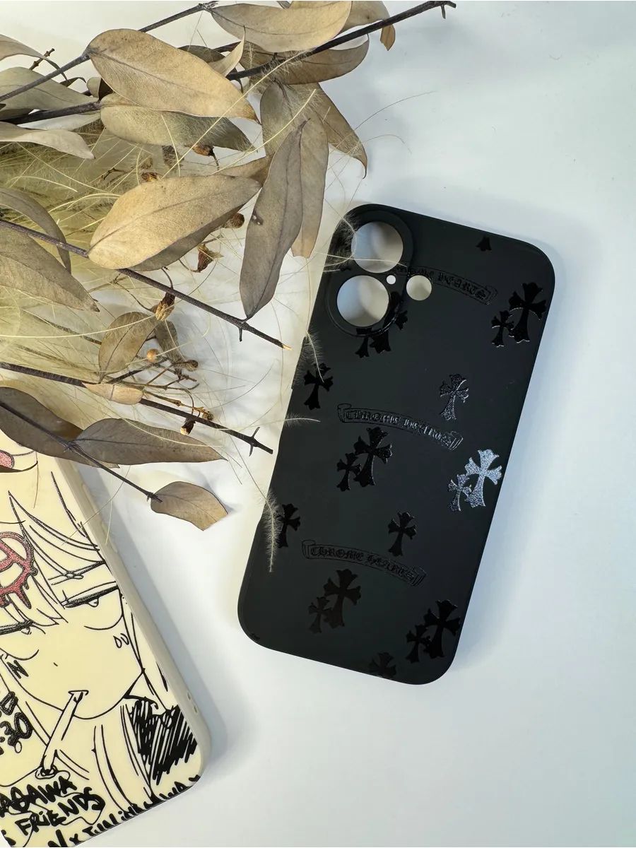 Чехол-Накладка для смартфона Apple iPhone 16 Plus, материал силикон, цвет черный