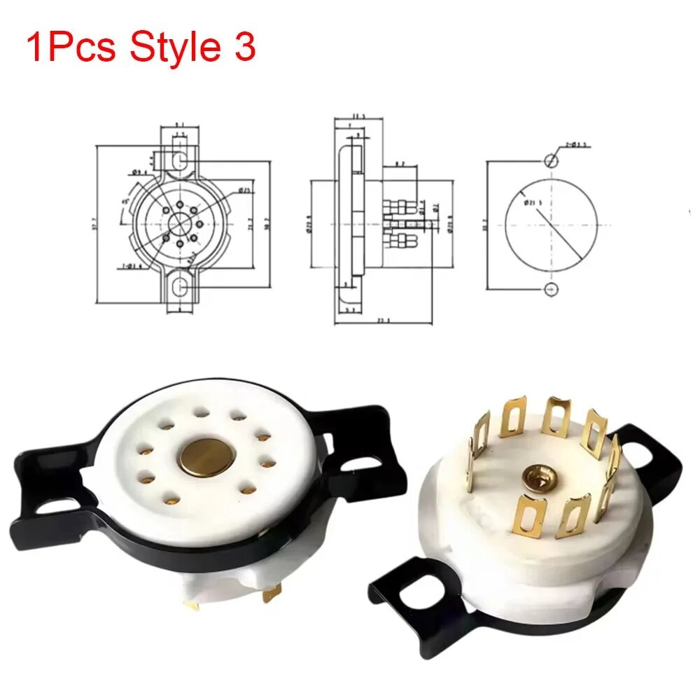 Керамический 9-контактный ламповый цоколь 95 серии 1pcs style 3