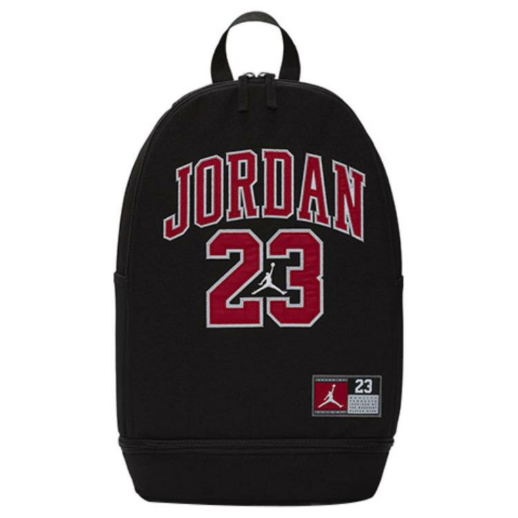 Рюкзак унисекс Jordan полиэстеровый Regular, черный, Carolina Blue/Bull Red