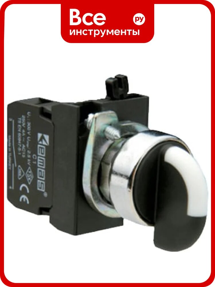 Переключатель Emas серия C, 2-0-1, с фиксацией, 1НО+1НЗ, 250 В AC, 4 А CP102S30