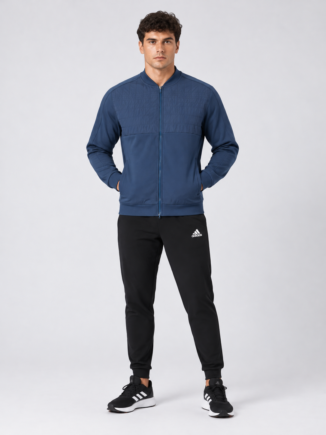 Джемпер adidas ADIDAS GO-TO QUILT FZ SWEATSHIRTS GR3083