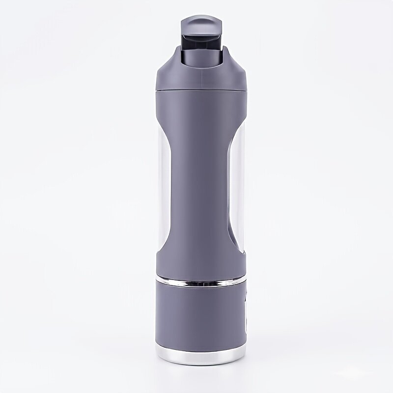 Портативная бутылка-блендер с USB-зарядкой для смузи, молочных коктейлей и напитков из свежих фруктов, высокая мощность, длительное время работы от аккумулятора, легко моется, фиолетовая
