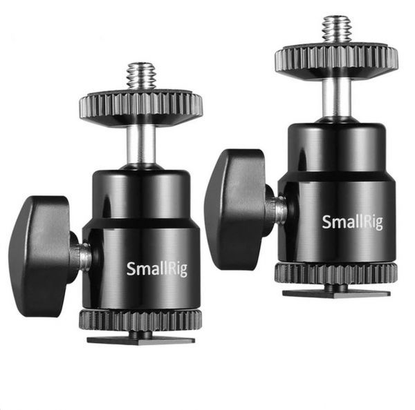 Штативная головка SmallRig 2059 2шт с креплением Removable Cold Shoe Mount