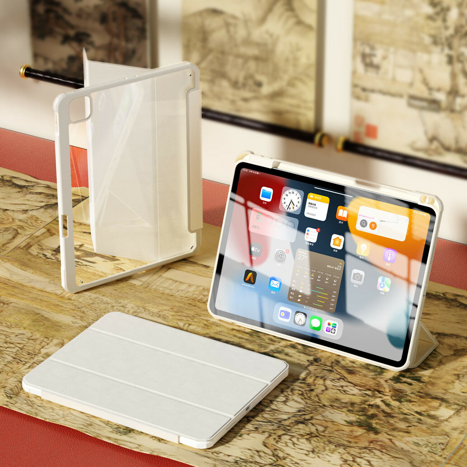 Zhiting Совместимый чехол для iPad 11 10-го поколения с Акриловым покрытием Полная защита Анти-изгиб Ударопрочный с