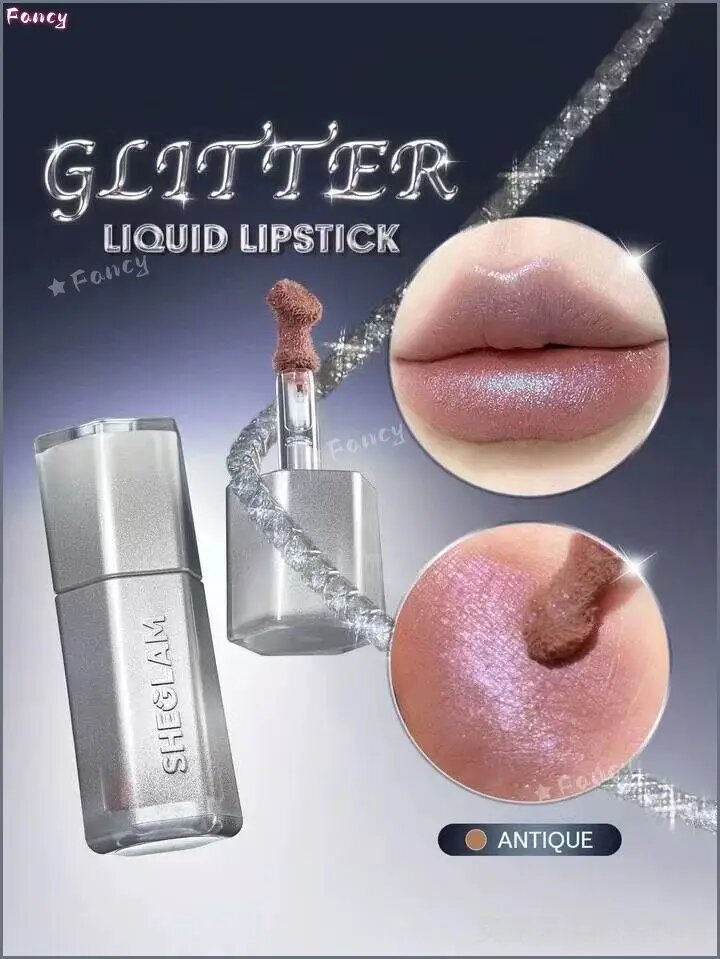 Блеск для губ Sheglam, матовая глазурь для губ серии Lustra (Antique)