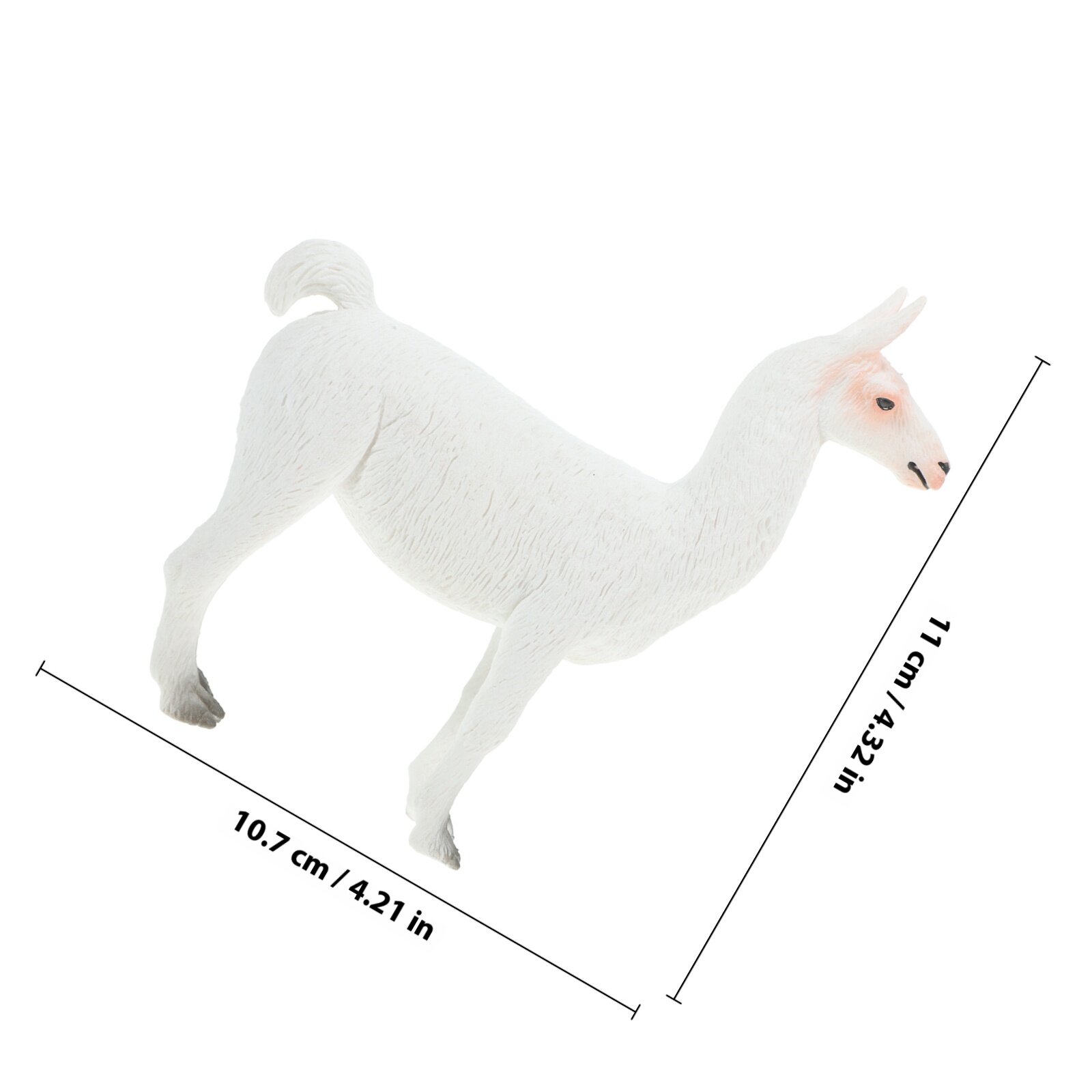 Игрушка В Forme Алпаки Из Пластика Оригинальное Украшение Для Дома 11X10.7X3Cm