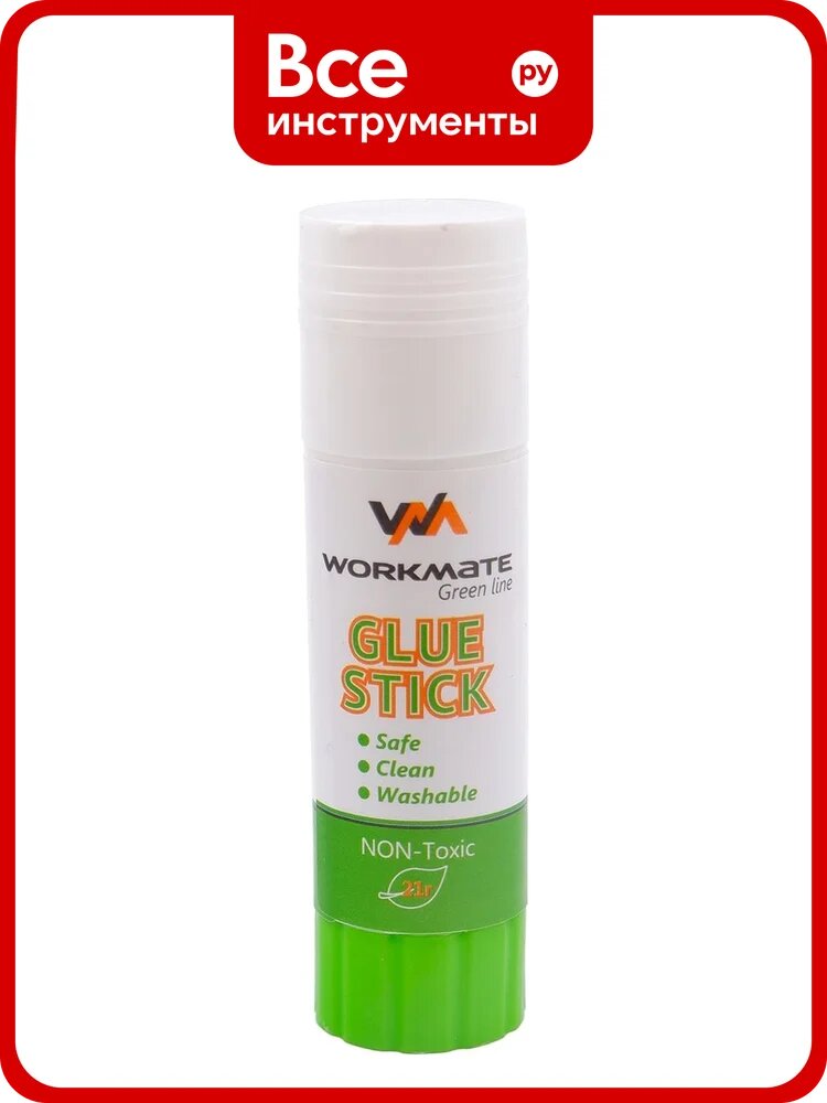 Клей-карандаш WORKMATE pvp, 21 г, улучшенная формула 15-0652