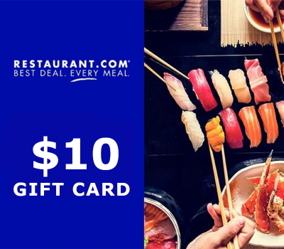Restaurant $10 eGift Карта US • Подарочная карта • регион Северная Америка