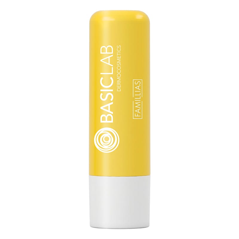 Увлажняющая губная помада BasicLab Yellow Lipstick 4 г