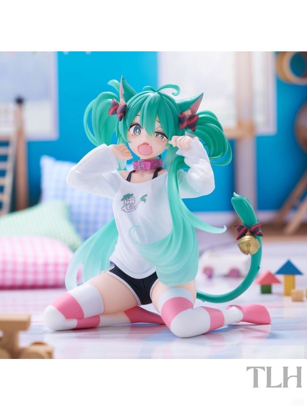 Фигурка милая кошка Хатсуне Мику Hatsune Miku (11см, пакет)