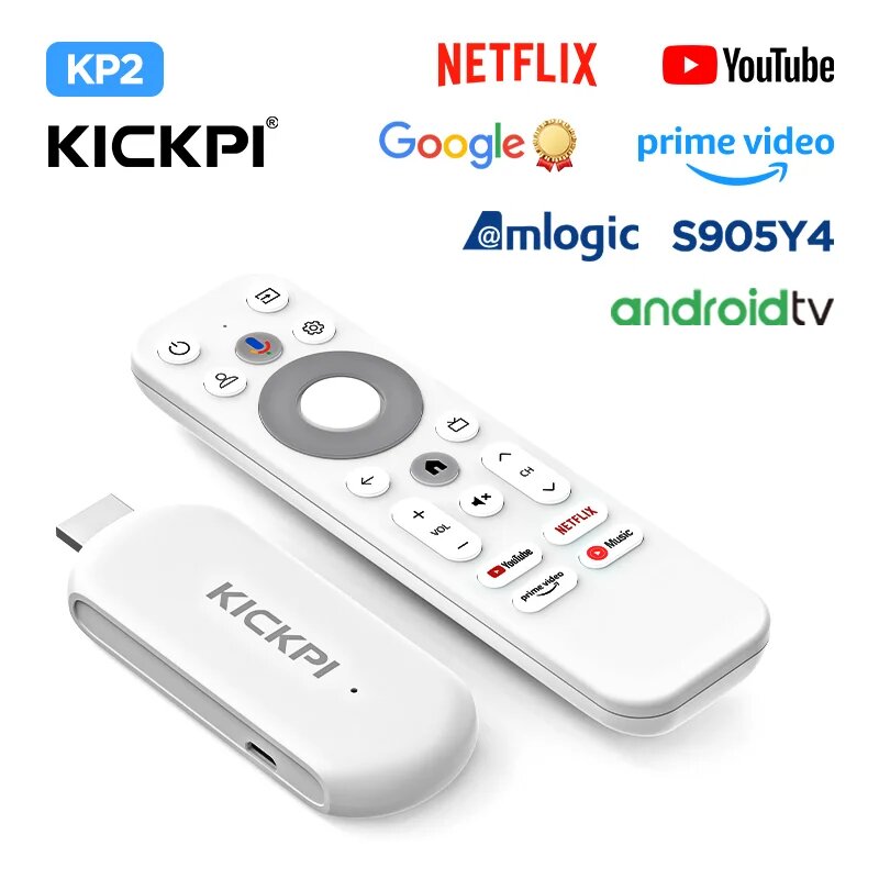KICKPI KP2 Google TV Stick 2GB+8GB, EU Plug — фото 1