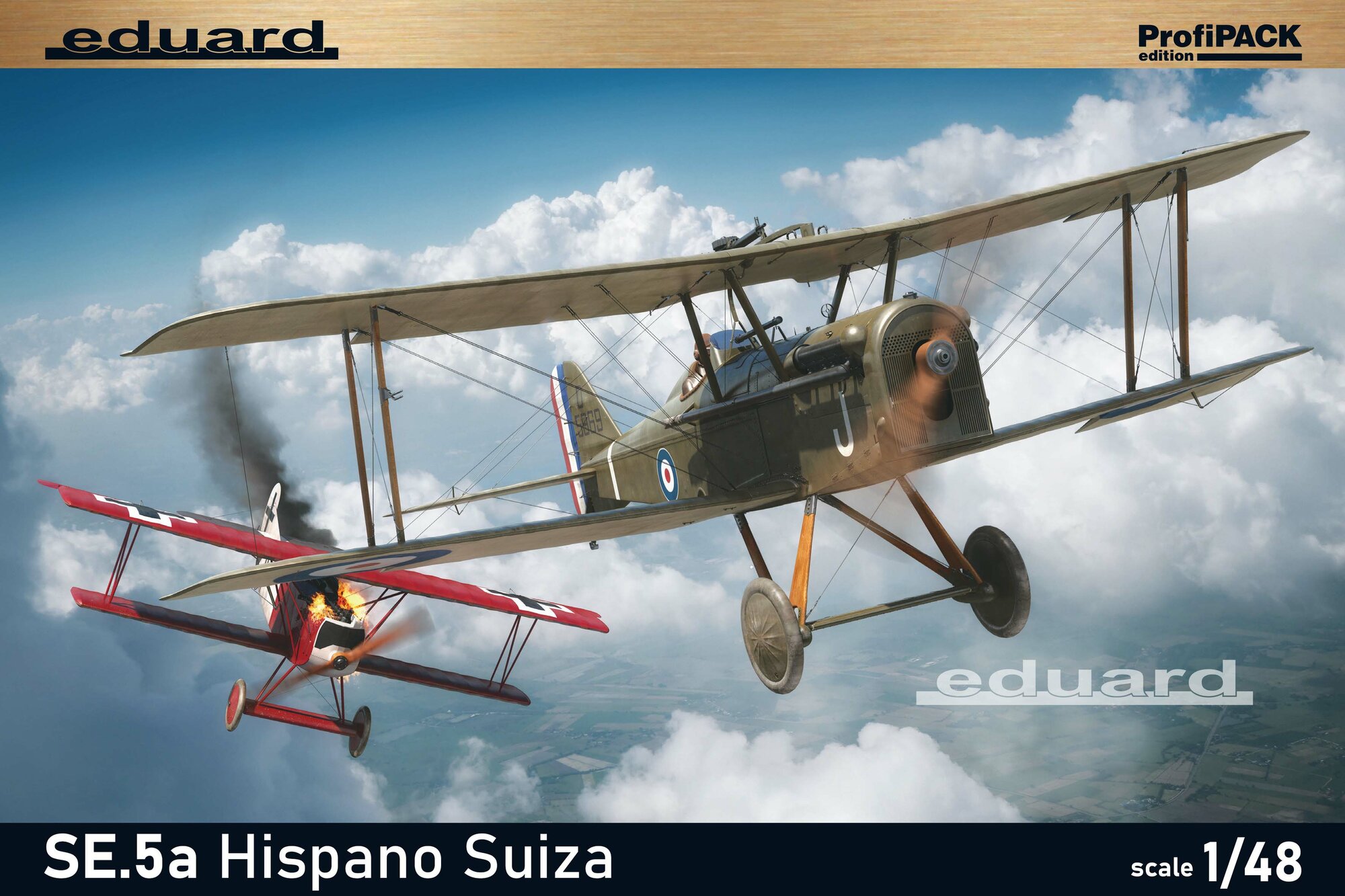 Сборная модель 1/48 SE.5a with Hispano Suiza ProfiPACK (Eduard kits) 82132