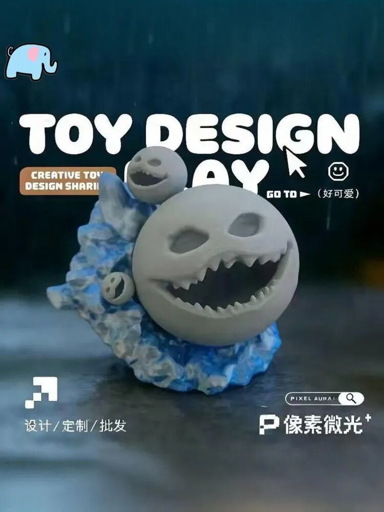 3D-печать гигантских монстров из глубин моря Пробудившаяся луна