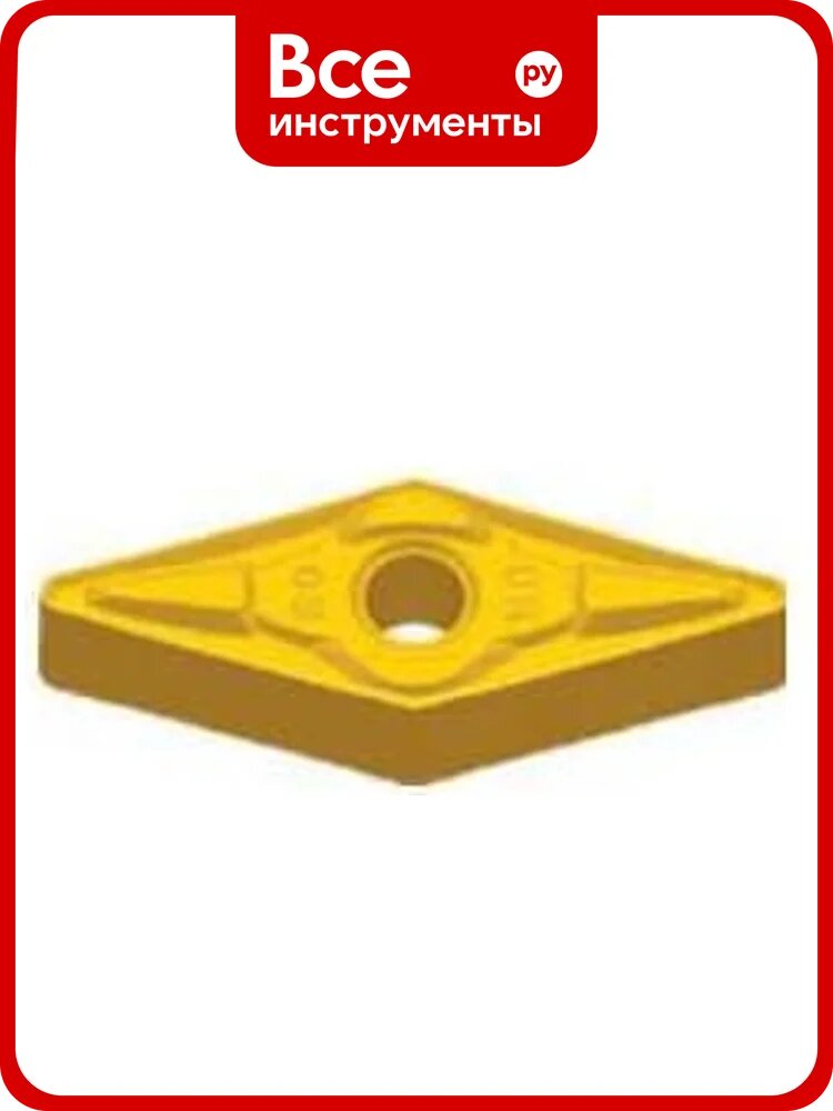 Токарная пластина ZCC-CT VNMG160408-DM YBC252 (10pcs) ZCC 40536