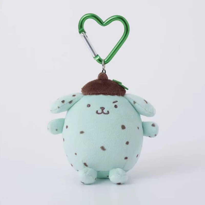 Плюшевый брелок Pompompurin Sanrio мятно-шоколадного цвета VSP3