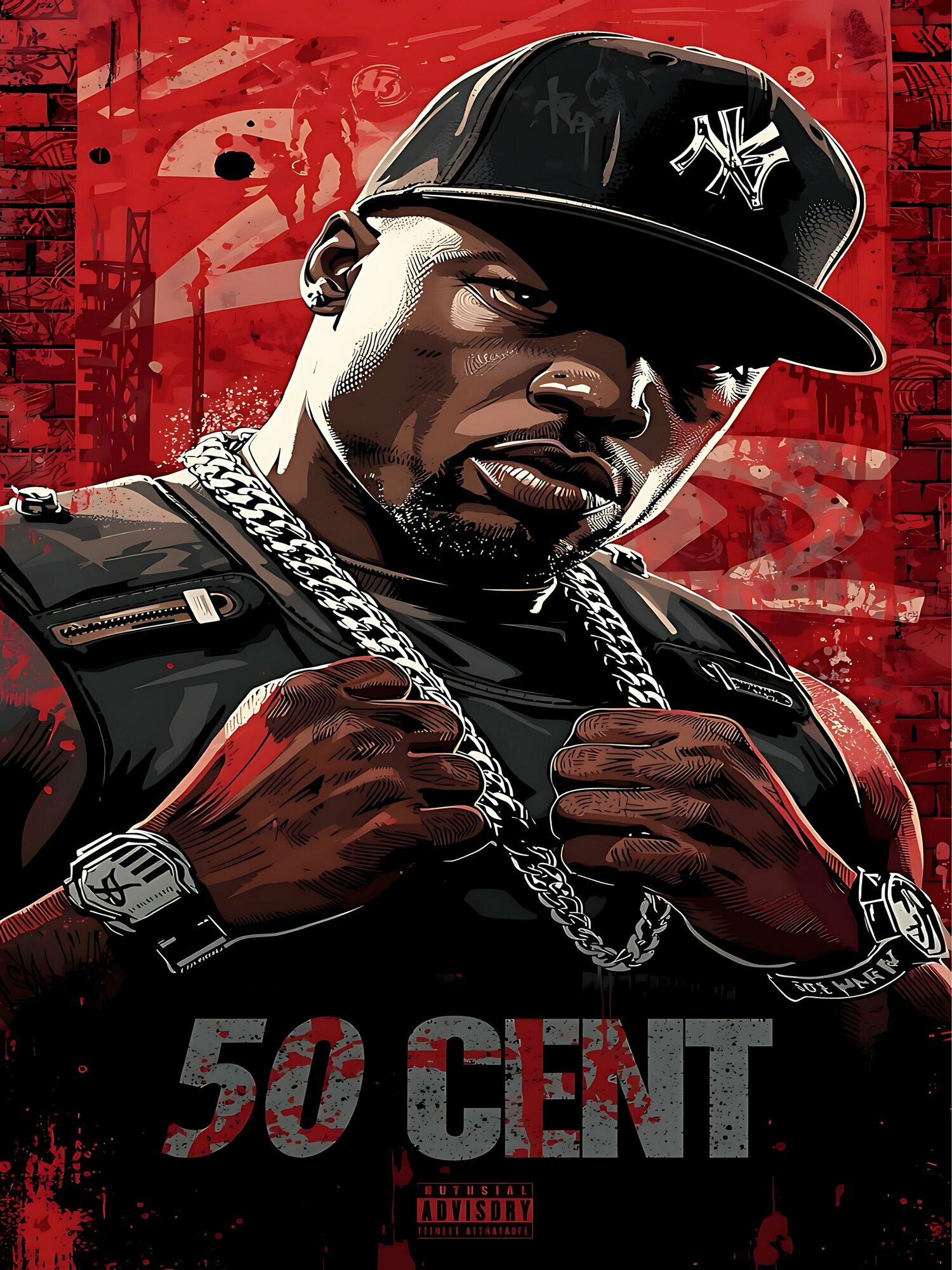 Постер А3- "50 Cent" — фото 1